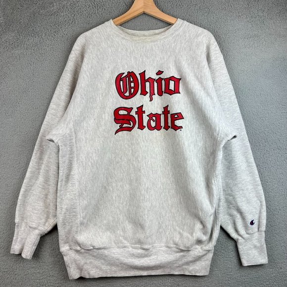 Champion | Sweaters | Vintage 9s Ohio State Champion Reverse Weave Sweatshirt Size Xxl | Poshmark